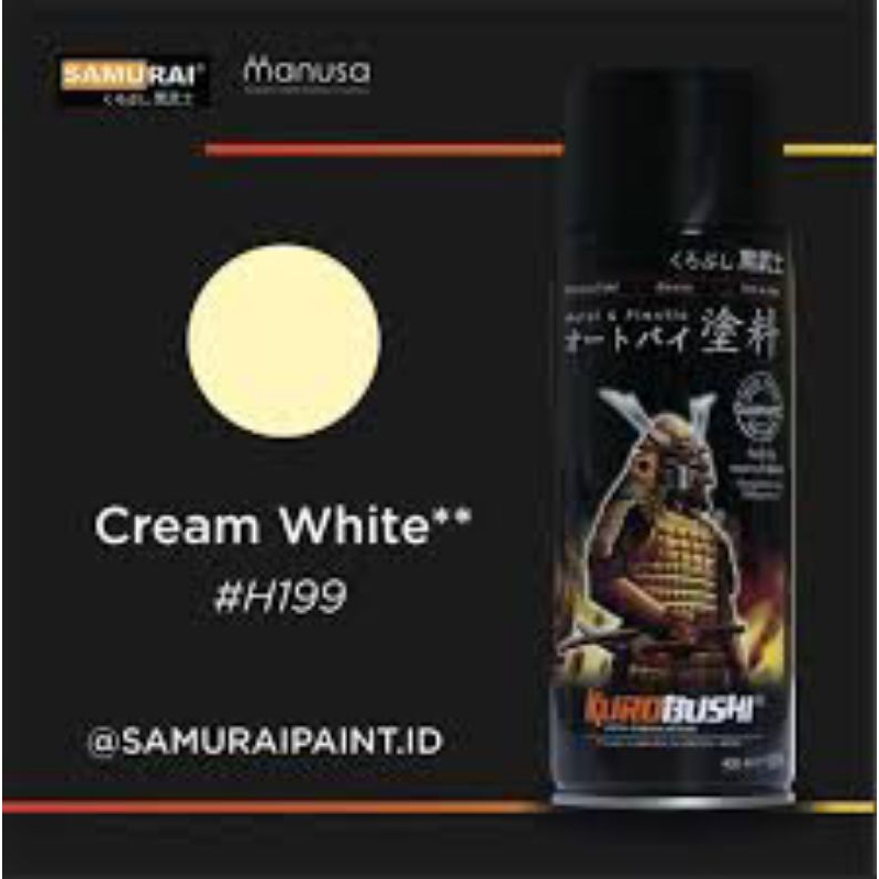 Jual Samurai paint H199 cream white | Shopee Indonesia