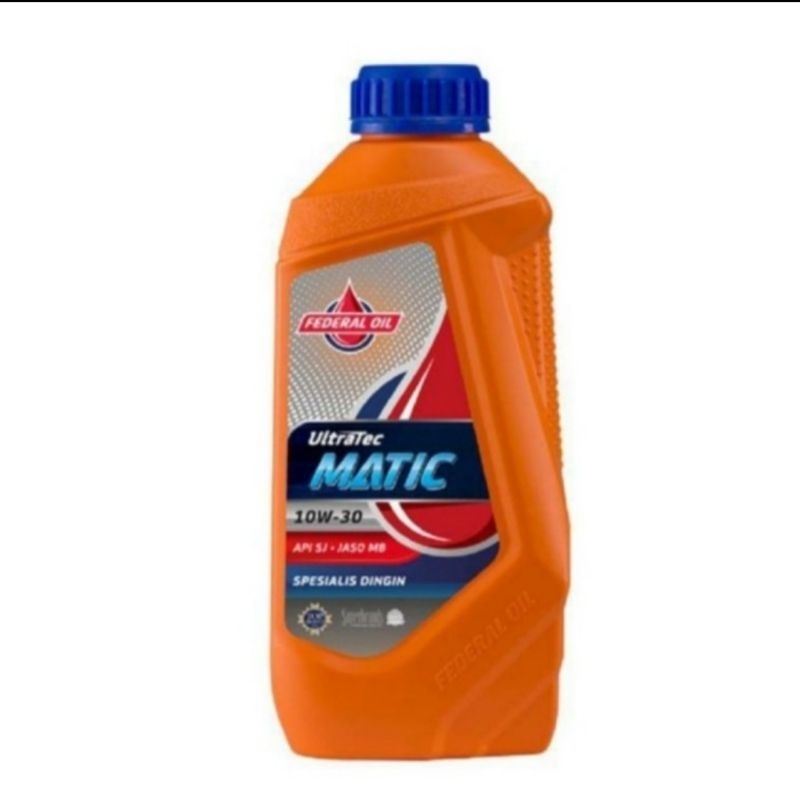 Jual Oli Motor Ultratec Matic Federal SJ 10W-30 800ml | Shopee Indonesia