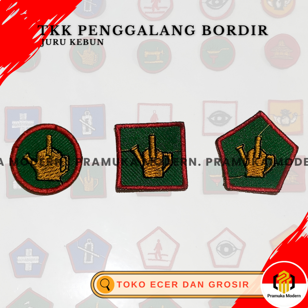 Jual Badge / bet TKK Wajib Penggalang Lengkap Bordir Komputer | Shopee ...