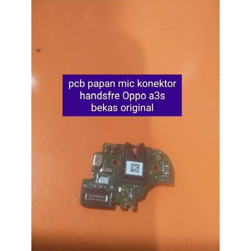 Jual PCB papan mic Oppo a3s bekas original | Shopee Indonesia