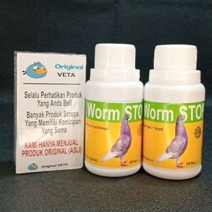 Jual WORM STOP 100 KAPSUL PRODUK BARON MEMBASMI SEGALA PARASIT BURUNG ...