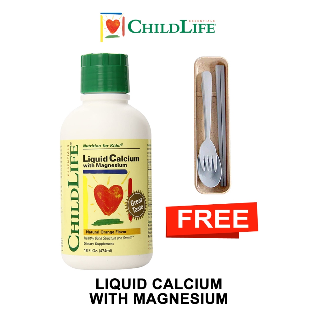 Jual (Bonus)(BPOM) ChildLife Liquid Calcium with Magnesium - Child Life ...