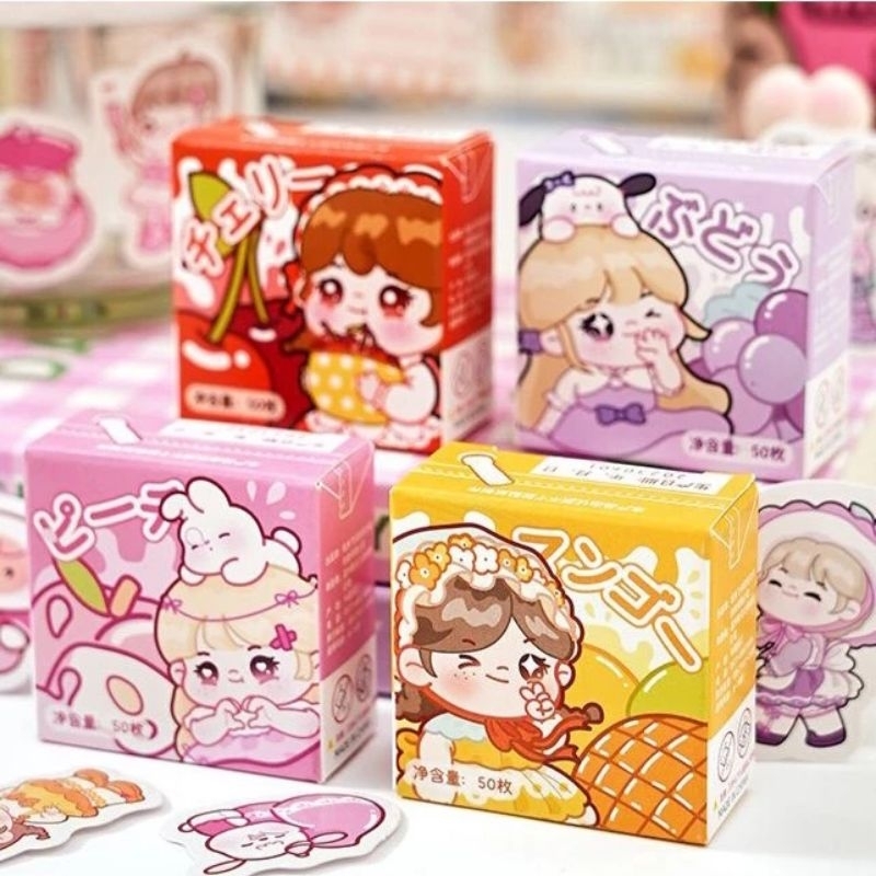 Jual Sticker Chibi girl series deco bujo hp | Shopee Indonesia