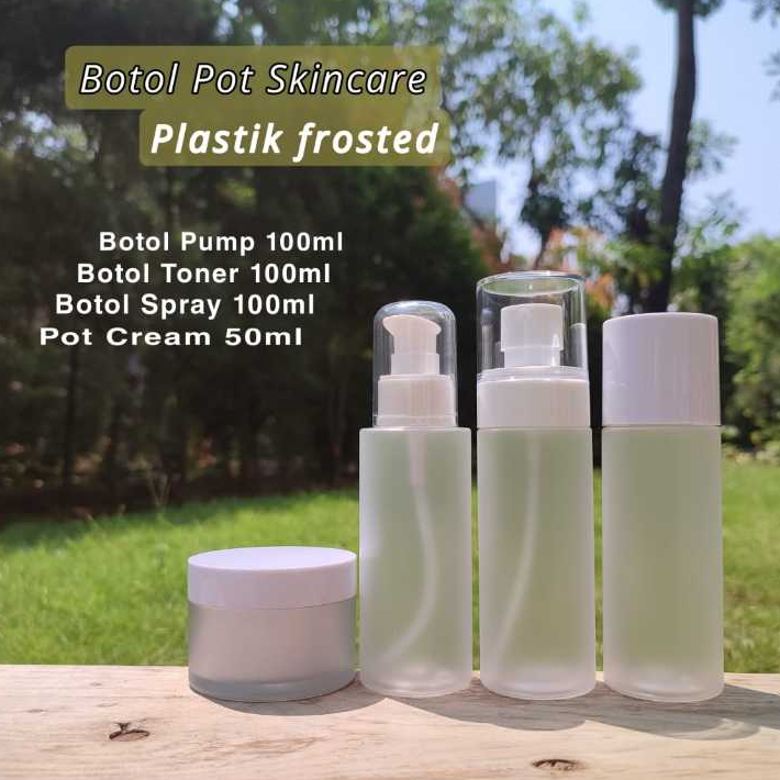 Jual Botol Pot Cream Kemasan Paket Series Tempat Kosmetik Skincare ...