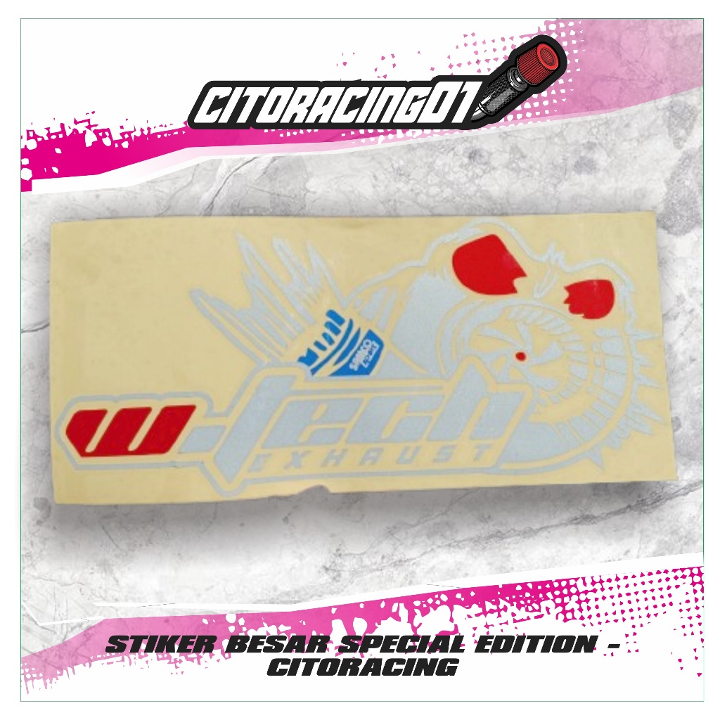 Jual STIKER BESAR SPECIAL EDITION -CITORACING | Shopee Indonesia