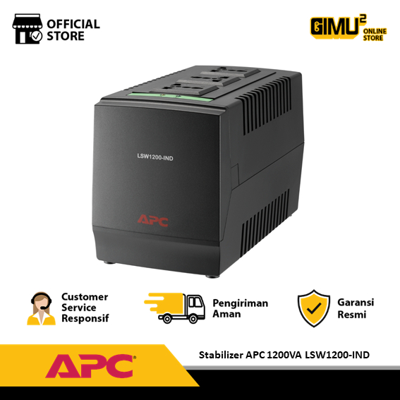 Jual Stabilizer APC Line-R 1200VA LSW1200-IND Automatic Voltage ...