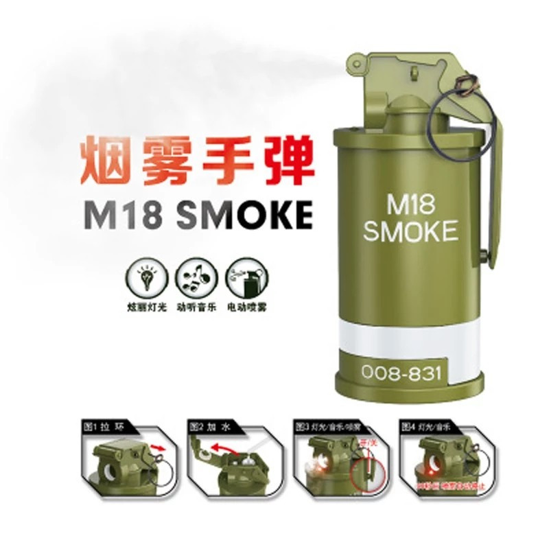 Jual Mainan Replika Smoke Grenade / Granat Asap M18 Smoke ACM Tactical ...