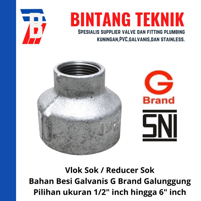 Jual BESI verlop sok 4" x 3" besi sock 4" x 3" besi - gbrand berlop ...
