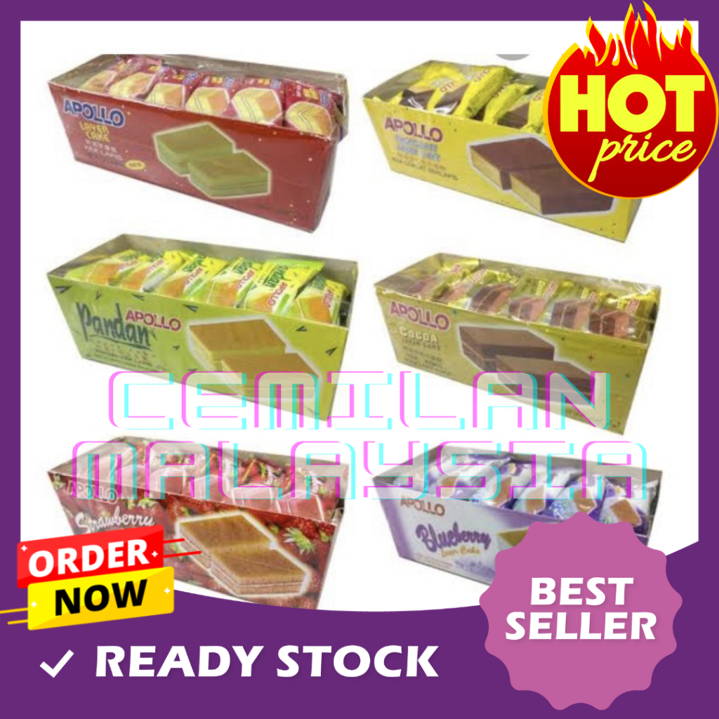 Jual APOLLO CAKE MALAYSIA | KUE BOLU MALAYSIA VARIAN RASA | Shopee ...
