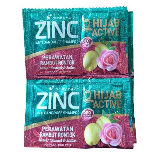 Jual SHAMPOO ZINC Sampo 10ml ( 1 Renceng isi 12 sachet / 24pcs kanan ...