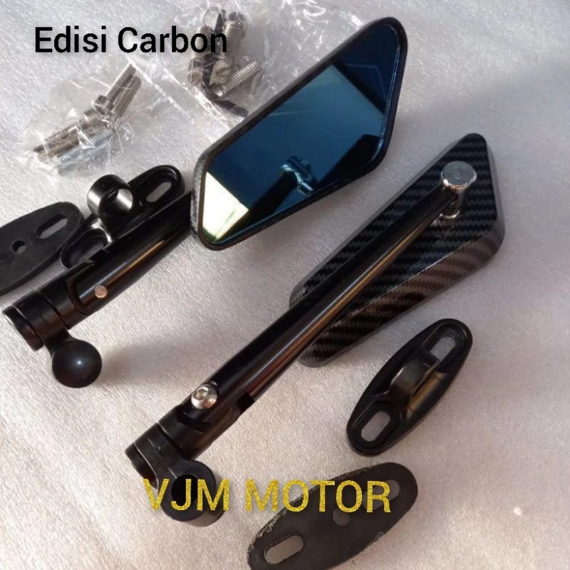 Jual SPION CIRCUIT CARBON GOZIMA SPION SIRKUIT OVAL KACA BIRU CNC ...