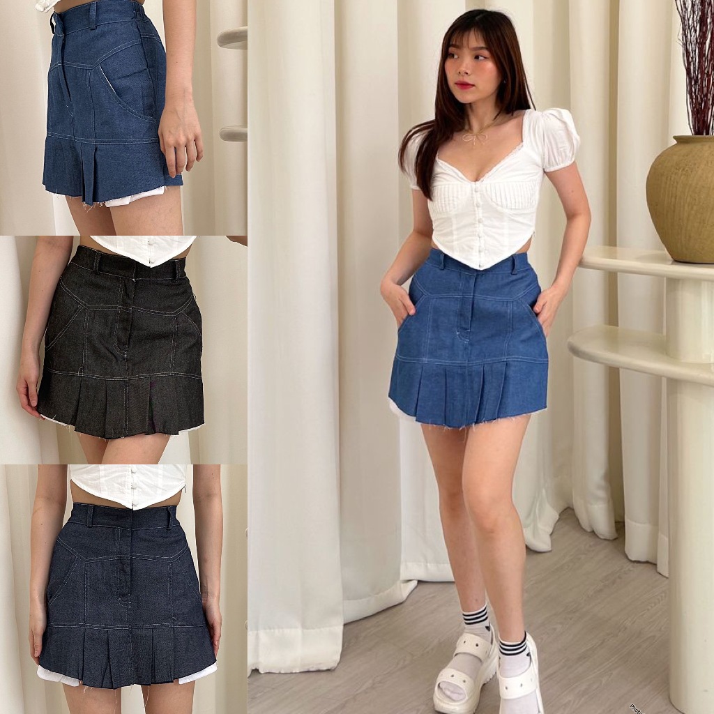 Jual JIEL MINI SKORT - CHLOE MINI SKORT - Luxy Cargo Skort - Rok Cargo ...