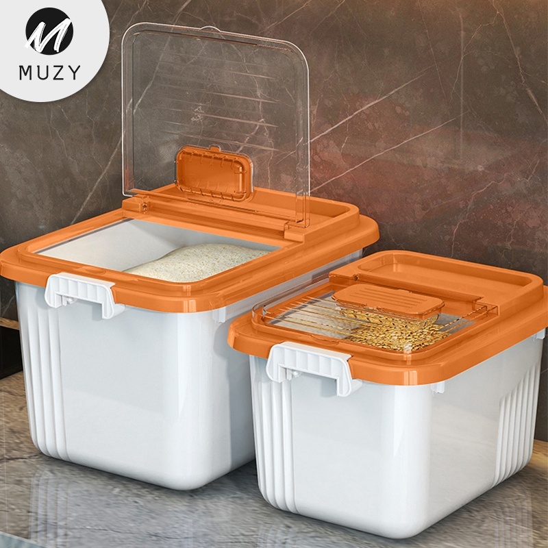 Jual Muzy Dispenser Beras Rice Dispenser Tempat Wadah Penyimpanan Beras ...