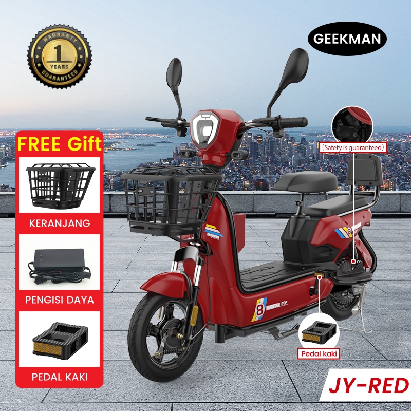 Jual Geekman Sepeda Listrik Dewasa Sepeda Listrik Murah 48v 12ah Sepeda ...