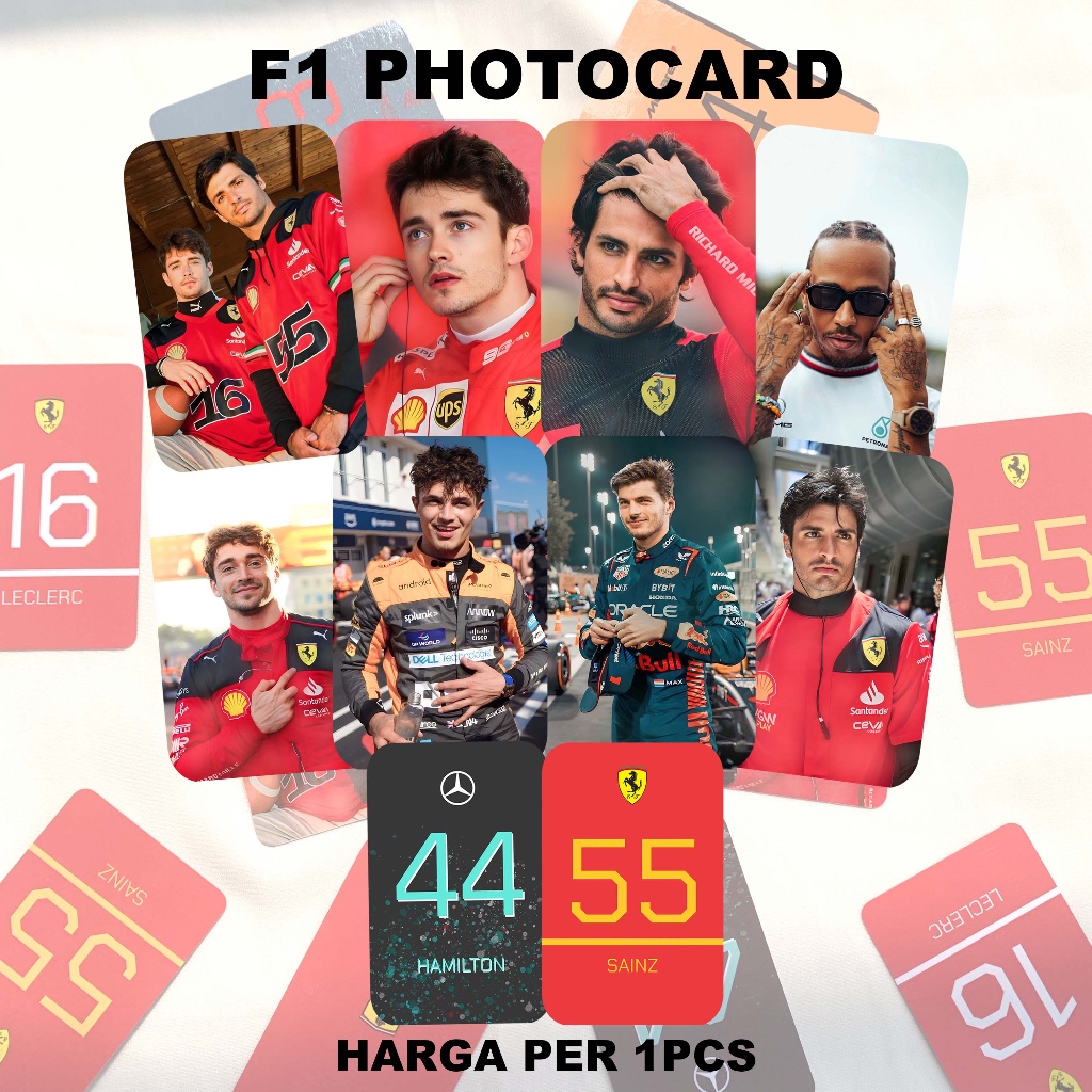 Jual (PRE-ORDER/READY STOCK) F.1. PHOTOCARD FORM.ULA .1 .DRIVER | Shopee Indonesia