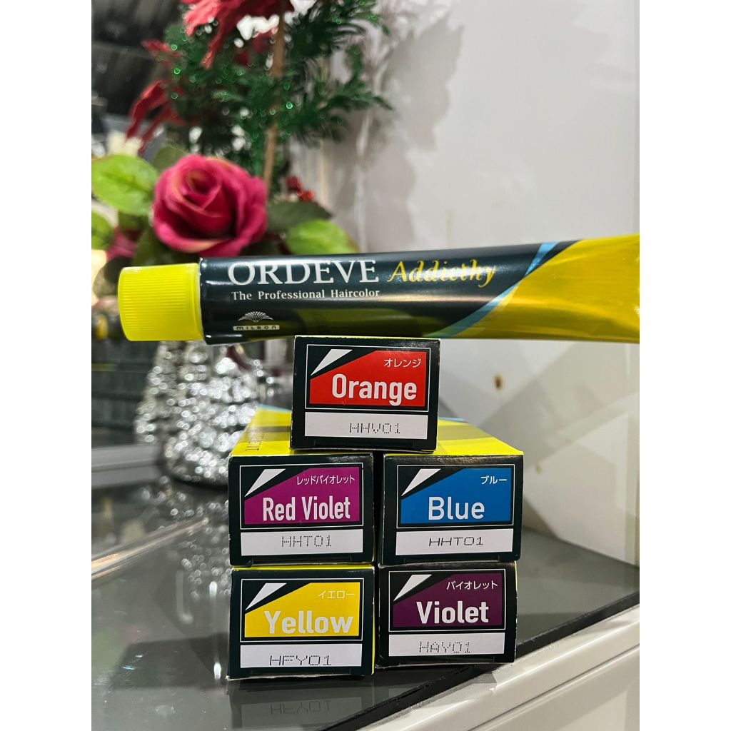 Jual MILBON ORDEVE ADDICTHY PFOFESIONAL HAIR COLOR JAPANESE 80ML ...