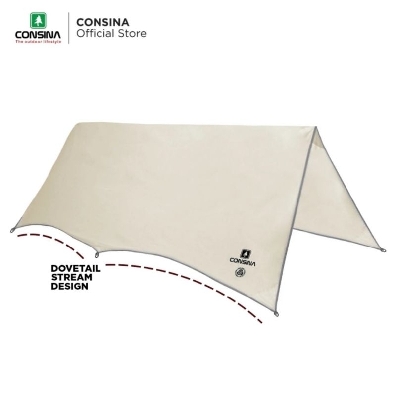 Jual FLYSHEET CONSINA UKURAN 3X2-4x3 METER-PENUTUP TENDA PROTECTION ...