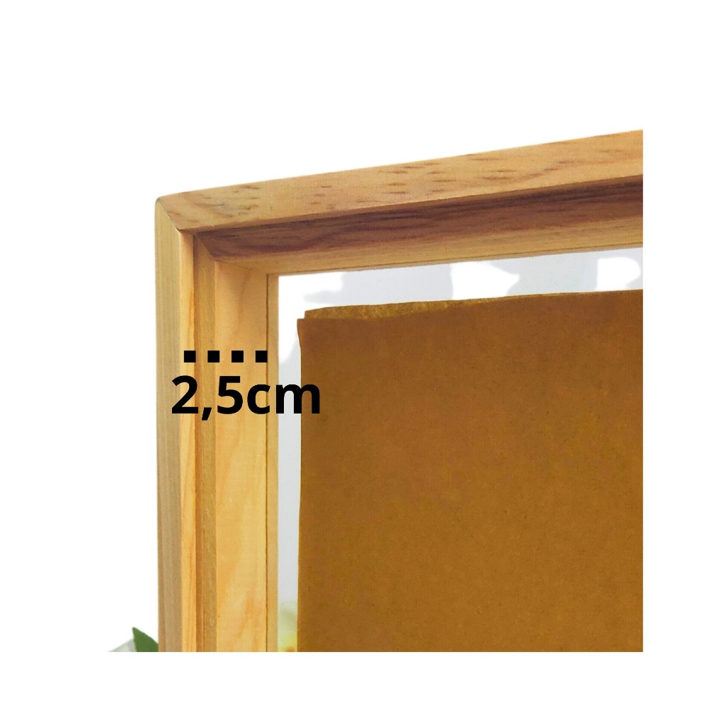 Jual Figura / frame foto / Bingkai Kayu ukuran A3 30x40 (sudut lengkung ...