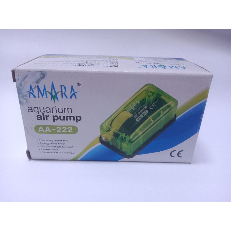 Jual Amara AA-222 Pompa Udara Aerator Airpump Satu Saluran / AA 222 | Shopee Indonesia