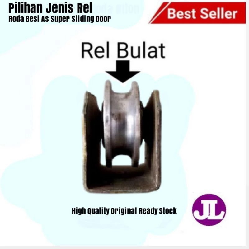 Jual Roda Pagar Besi As Super Ukuran 8 cm Pintu Pagar Besi Roda Pagar ...