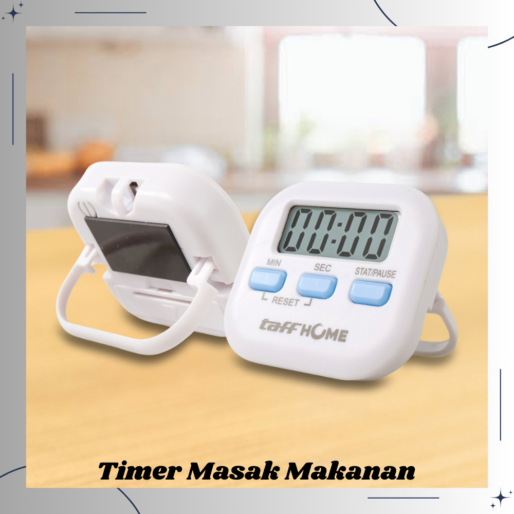 Jual Timer Masak Dapur Magnetic Stopwatch Alarm Clock - Digital Timer ...