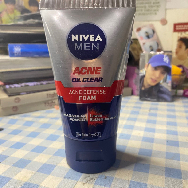 Jual Nivea Man Oil Clear Acne Defense Foam | Pencuci Muka Pria Cowo ...