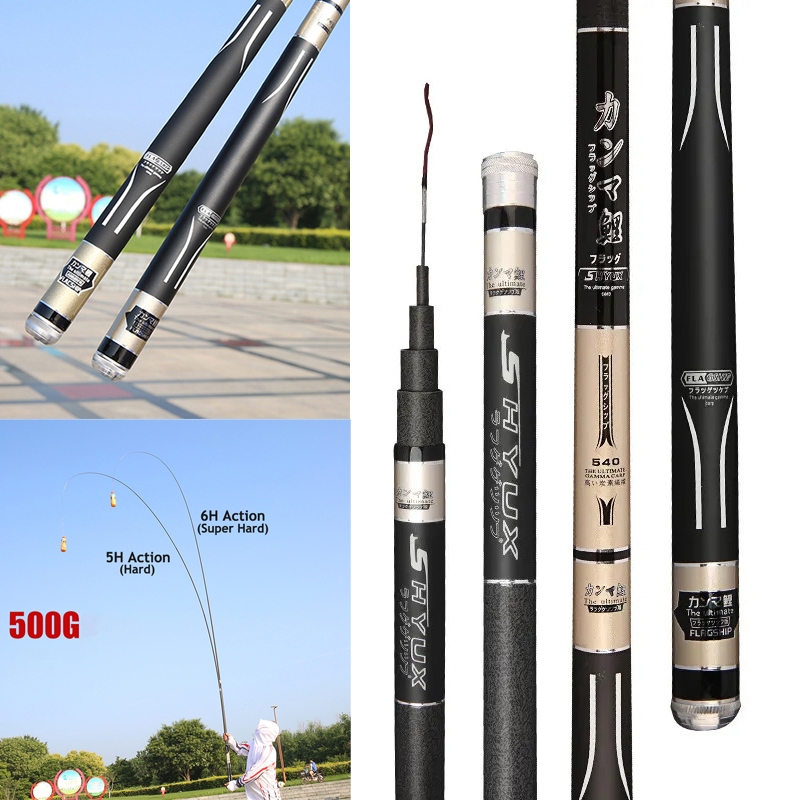 Jual Joran Pancing Tegek Kaku Ringan 450 360 270 Super Hard Action 6H ...