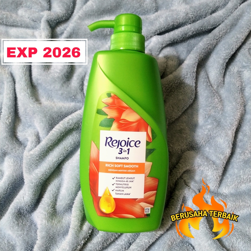 Jual Rejoice Shampoo Rich Halus Lembut 600 ml | Shopee Indonesia