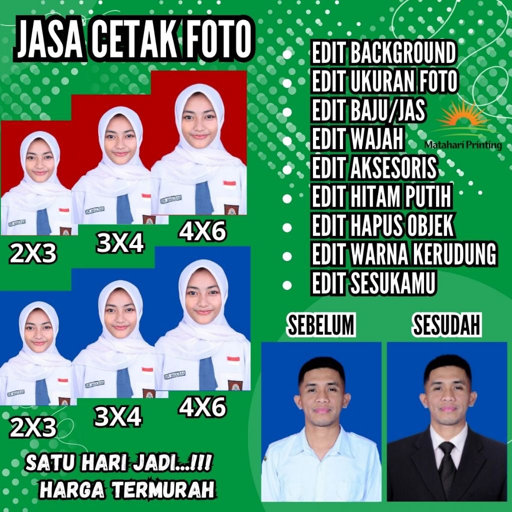 Jual Paket Jasa Cetak Foto 2X3 3x4 4x6 | Jasa Cetak Pas Foto | Jasa ... Jual Paket Jasa Cetak Foto 2X3 3x4 4x6 | Jasa Cetak Pas Foto | Jasa ...