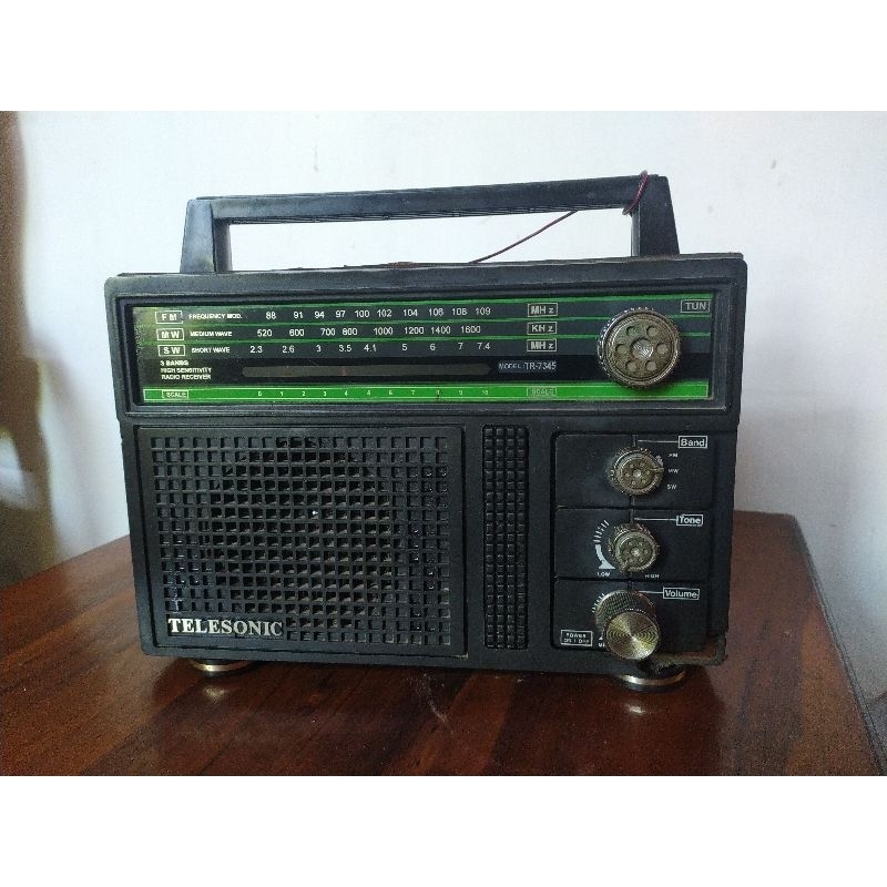 Jual radio kayu Telesonic jadul | Shopee Indonesia