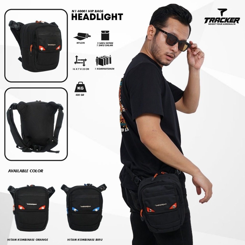 Jual Tas Paha Pria Tracker Series Headlight | Shopee Indonesia