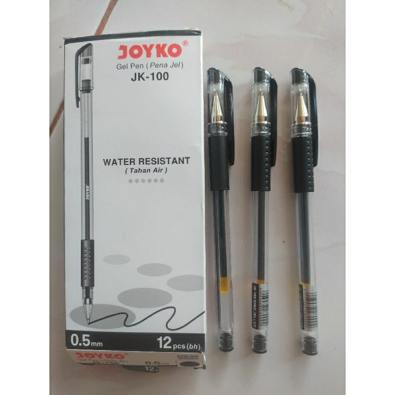 Jual BALLPOINT JOYKO HITAM/PULPEN CAIR HITAM | Shopee Indonesia