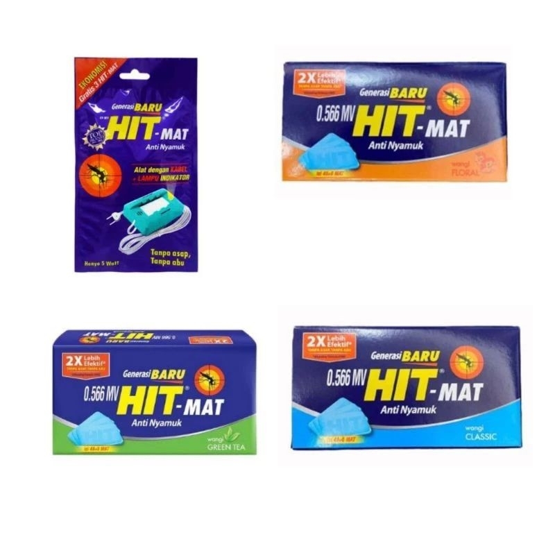 Jual Obat Anti Nyamuk HIT MAT Elektrik - Alat dan Refill Isi ulang 48+6 ...