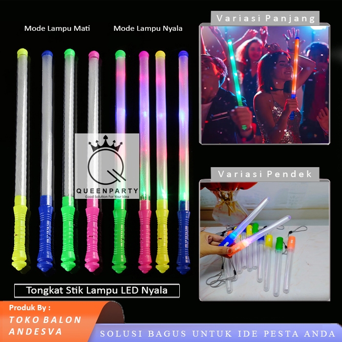 Jual Stick LED / Tongkat Stik Lampu Nyala / Light Stick Konser Lampu ...