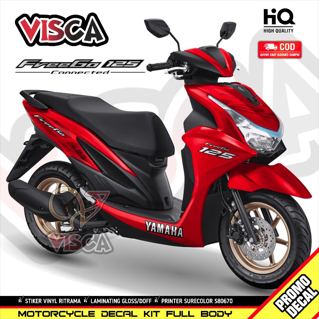 Jual Decal Freego 2023 New Full Body Stiker Yamaha Freego Connected ...