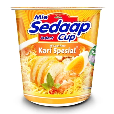 Jual Sedaap Mie Instant Cup Kari Spesial 81 g | Shopee Indonesia