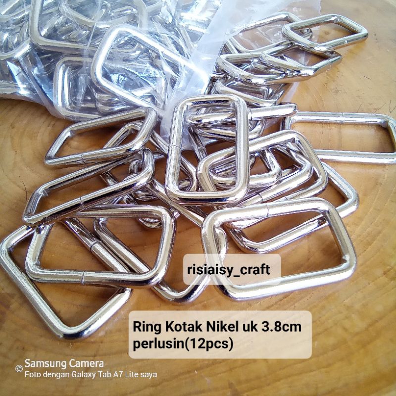 Jual Ring Kotak Tas Bahan Nikel Kotak Tebal (5mm) | Shopee Indonesia