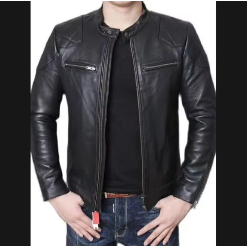 Jual jaket Model Bechkam - jaket motor - jaket rock n roll | Shopee ...