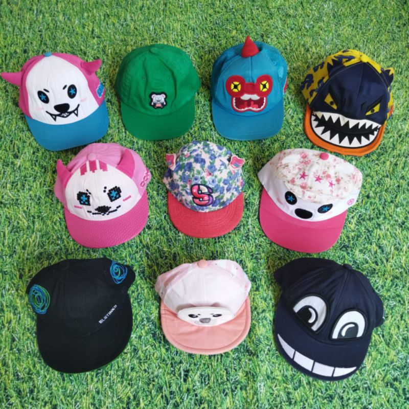 Jual BAKULTOPI_ID TOPI ANAK ELSTINKO BUNGA BUNGA CEWEK COWOK 2-10TH ...
