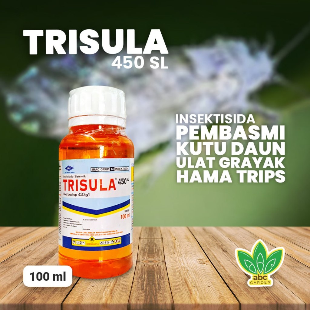 Jual [100ml] Trisula 450SL - Insektisida Untuk Kutu Daun & Ulat Grayak ...