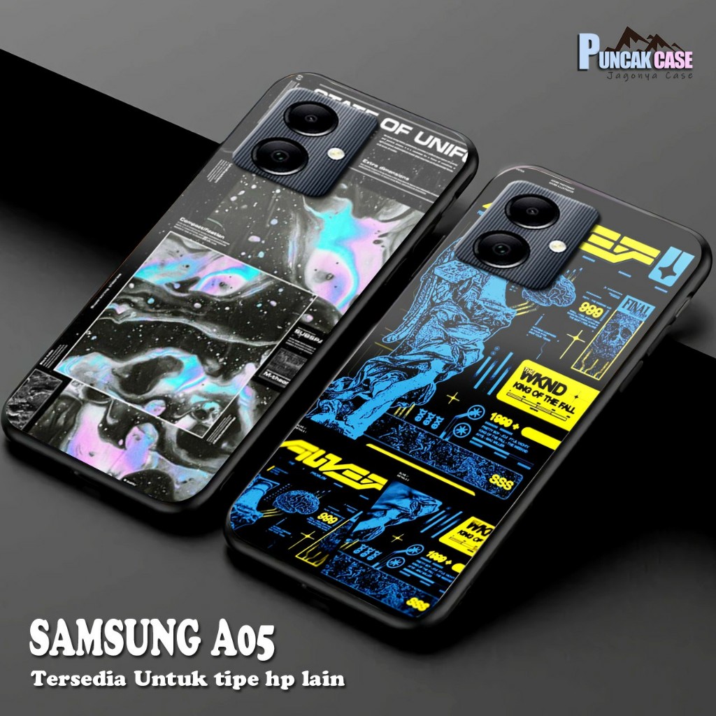 Jual Softcase Glass Kaca SAMSUNG A05 A05s TERBARU 2023 (A516) PELINDUNG HANDPHONE SAMSUNG ...