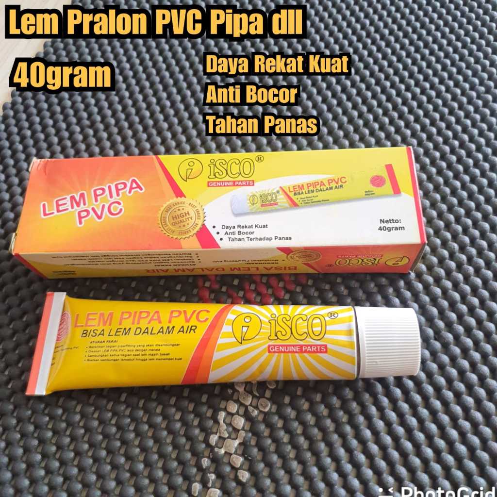 Jual Lem PVC Lem Pipa Multifungsi Lem Paralon lem pralon 40 gram ...