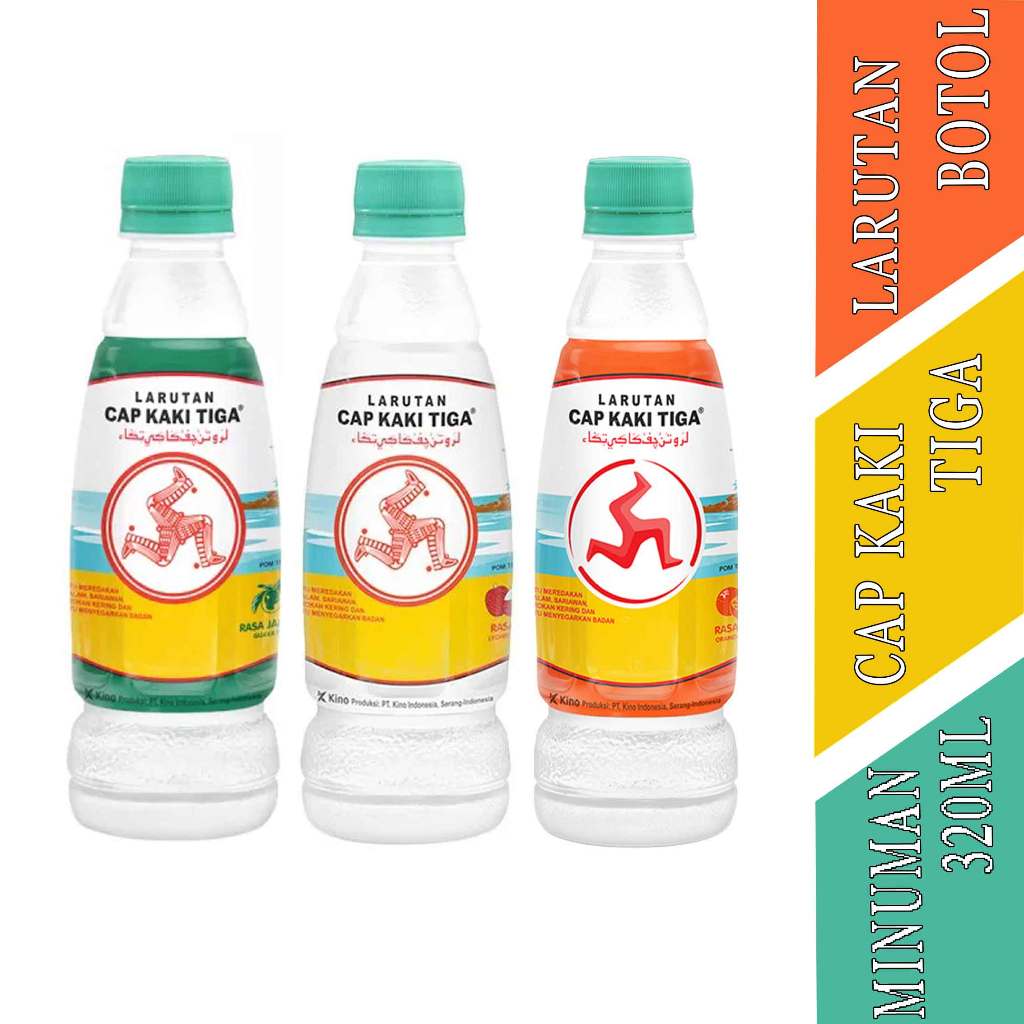 Jual Larutan Botol - Larutan Cap Kaki Tiga - Minuman Varian Rasa | Shopee Indonesia