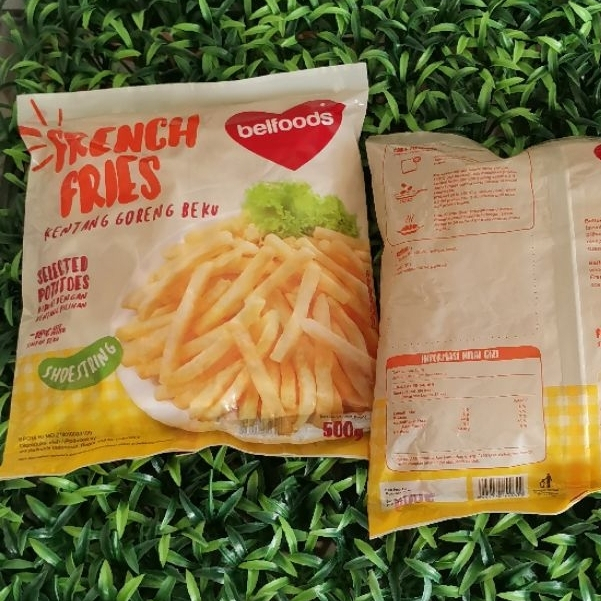 Jual Belfoods French Fries (Kentang Goreng Beku) - berat 500 gr ...
