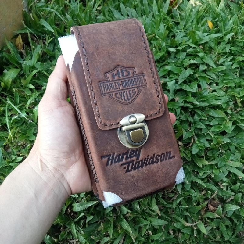 Jual Dompet HP pinggang tas hp pria kulit asli | Shopee Indonesia