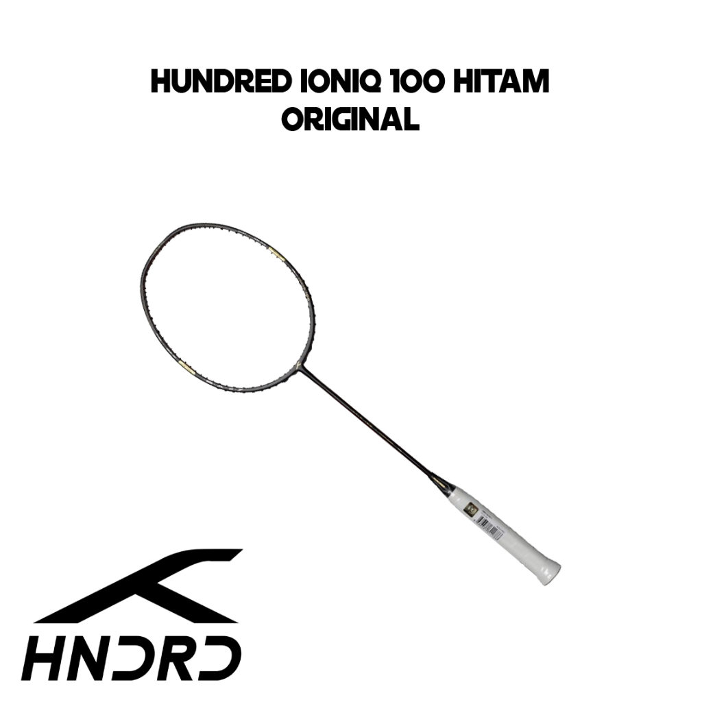Jual Raket Badminton Bulutangkis Hundred IONIQ 100 Hitam | Shopee Indonesia