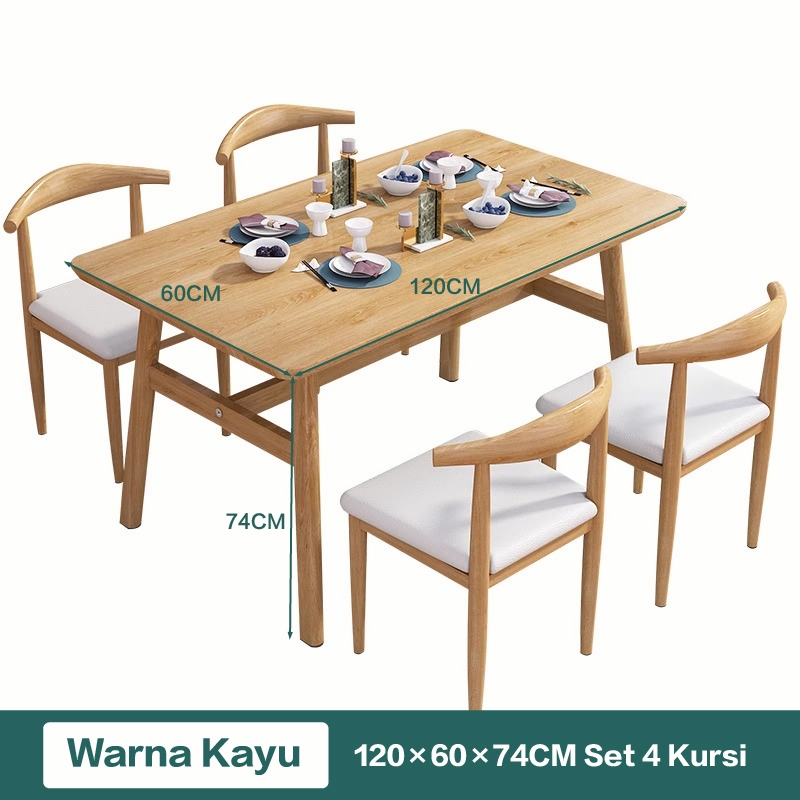 Jual Damaindah Meja Makan / Meja Makan Set 4 Kursi / Meja Makan Minimalis / Meja Makan Murah ...