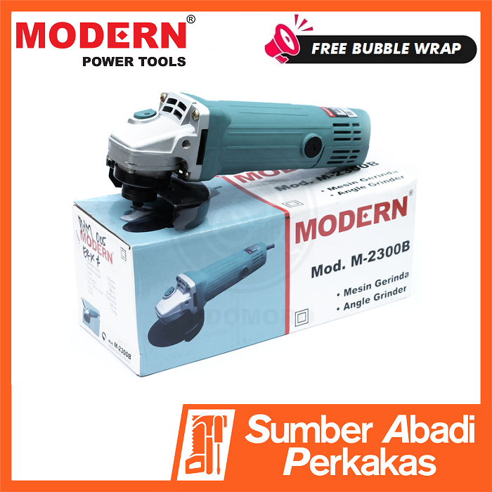 Jual MODERN M-2300B Mesin Gerinda Tangan 4 Inch Angle Disc Grinder ...