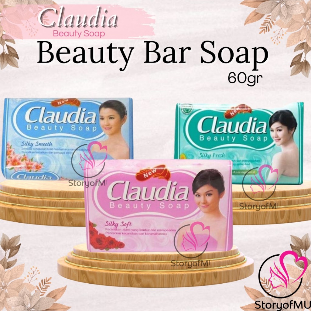 Jual CLAUDIA Beauty Bar Soap 60gr Silky Soft | Silky Smooth | Fresh ...