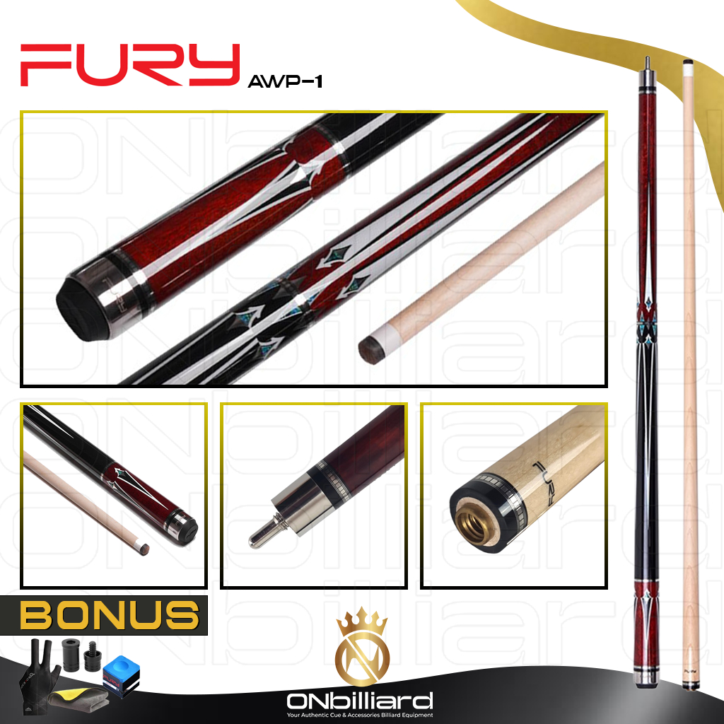 Jual Stick Billiard Fury AWP Series AWP-1 AWP-2 Cue / Stik Billiar Fury ...